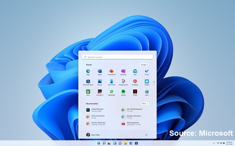 A Windows ad erased the system's Start menu and task bar